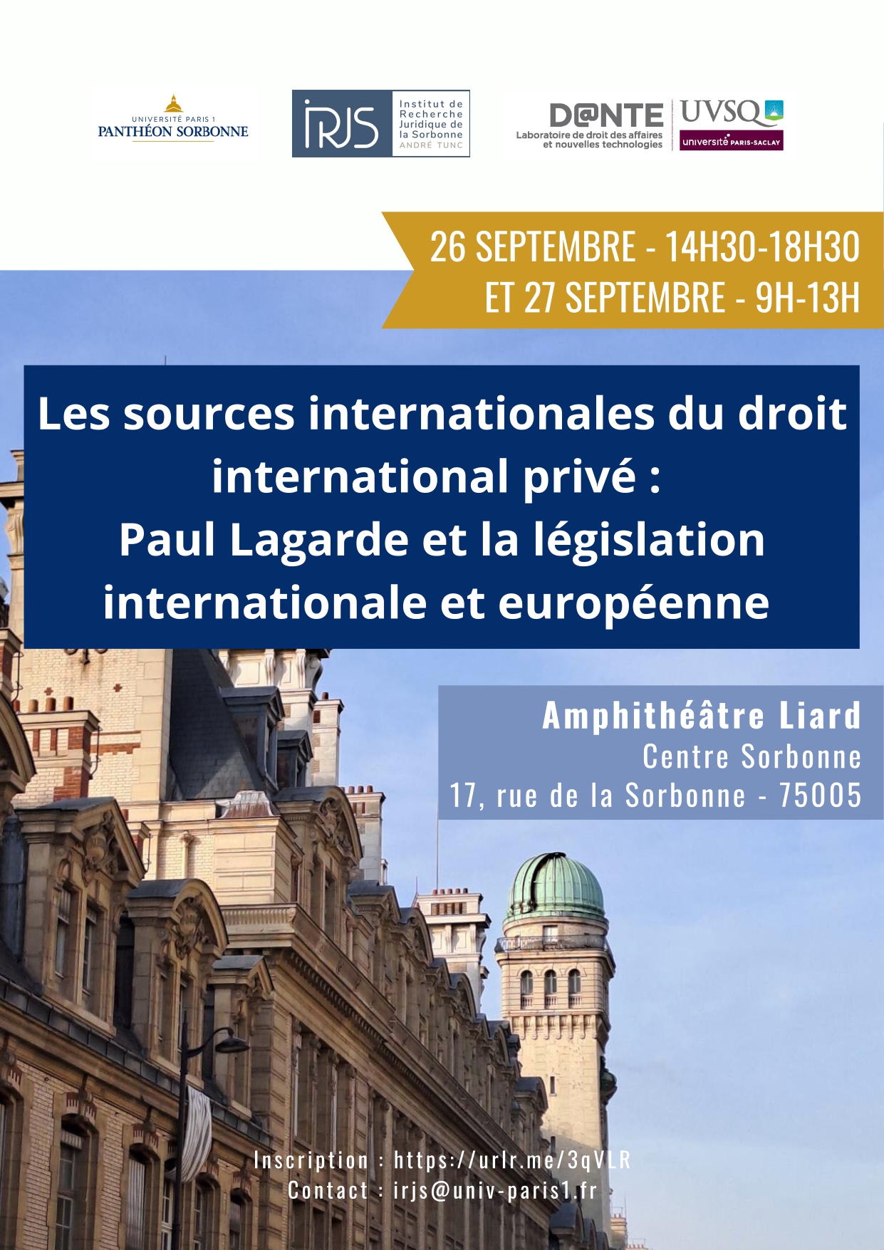 Les sources internationales du droit international privé : Paul Lagarde et la législation ...